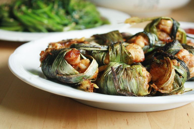 Thai Pandan Wrapped Chicken (Gai Hor Bai Toey) | Asian Inspirations