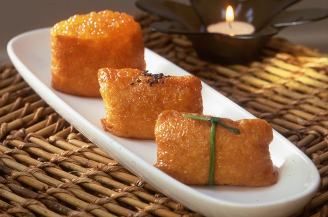 Deep-fried Bean Curd Pockets (Inari Sushi) | Asian Inspirations
