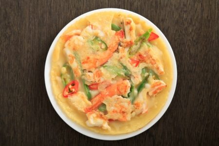 Korean Seafood and Spring Onion Pancake (Pajeon) | Asian Inspirations