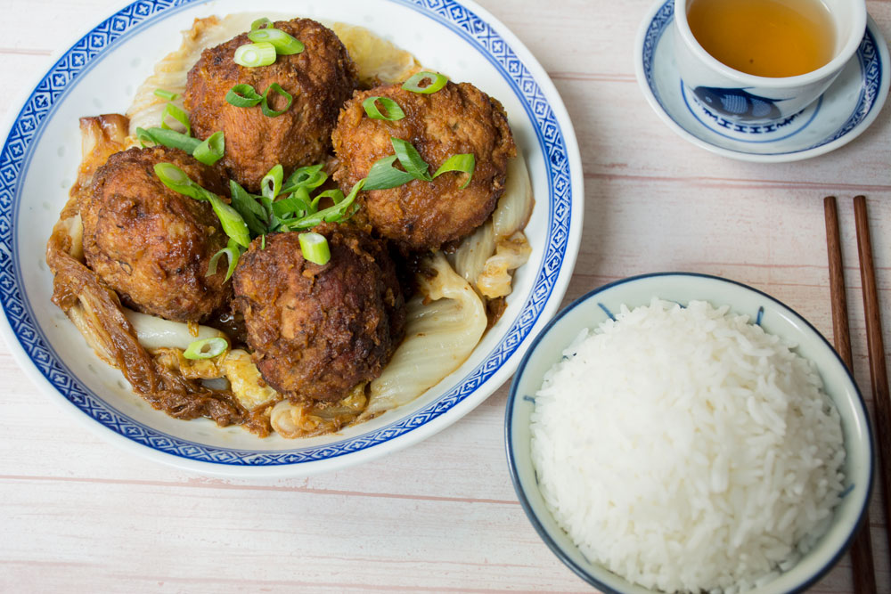 Red Braised Lion’s Head Meatballs (Hong Shao Shi Zi Tou) | Asian ...