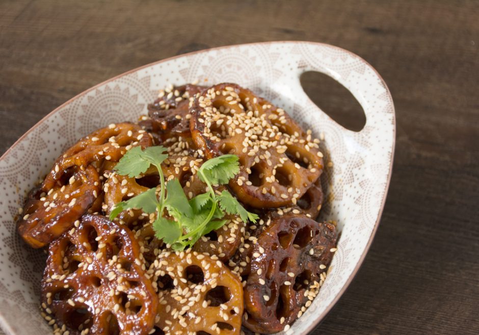 Braised Lotus Roots (Yeongeun Jorim) | Asian Inspirations