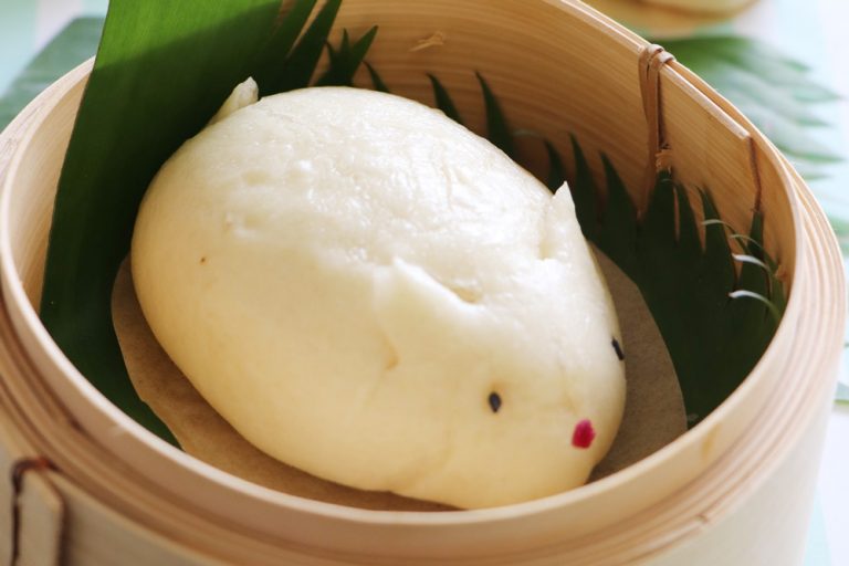 Easter Bunny Steamed Custard Bun | Asian Inspirations