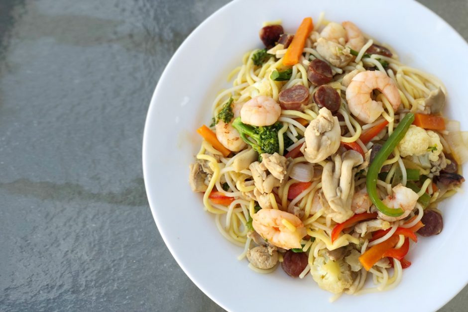 Filipino Stir Fried Noodles (Pancit Bam-I) | Asian Inspirations