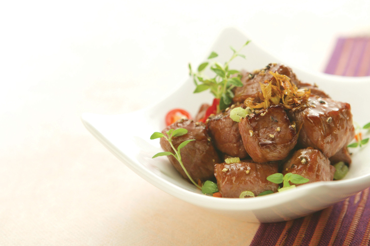 Stir Fried Beef Fillet with Black Pepper | Asian Inspirations