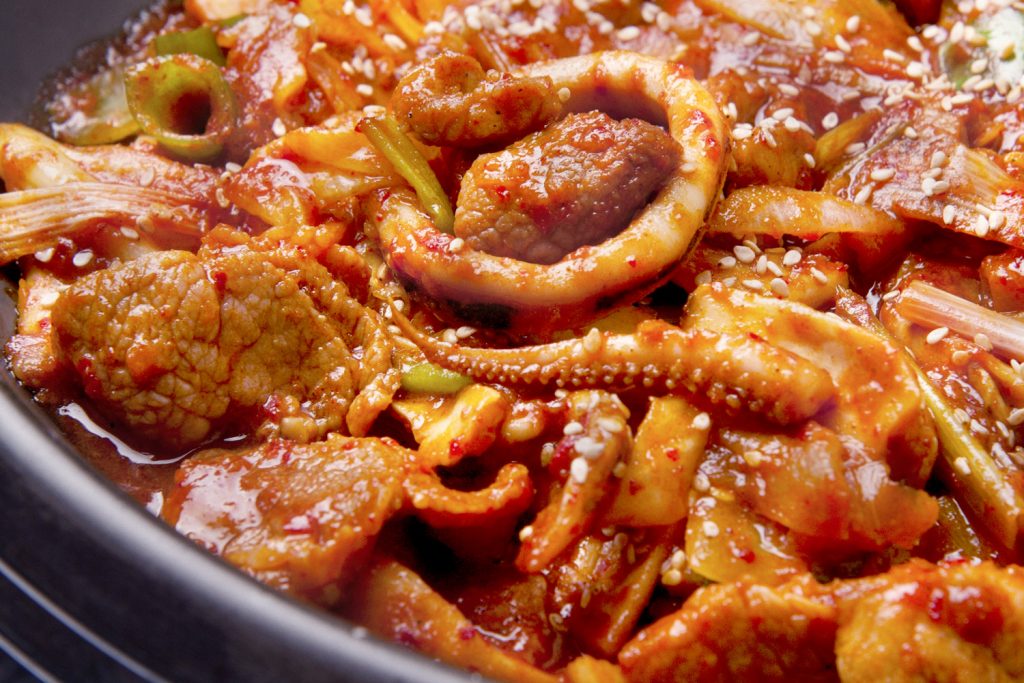 Pork and Squid Stir Fry (Osam Bulgogi) | Asian Inspirations