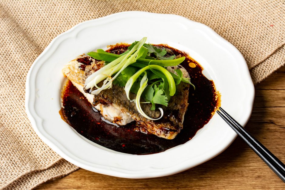 Pan Fried Barramundi with Oyster and Soy Sauce | Asian Inspirations