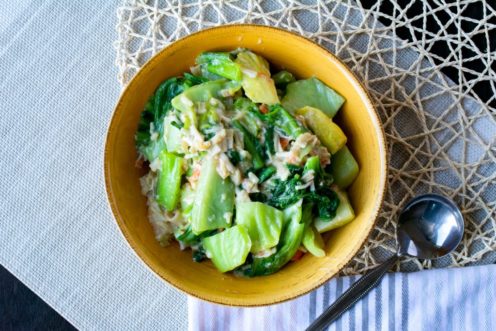 Stir Fry Mustard Greens with Egg | Asian Inspirations