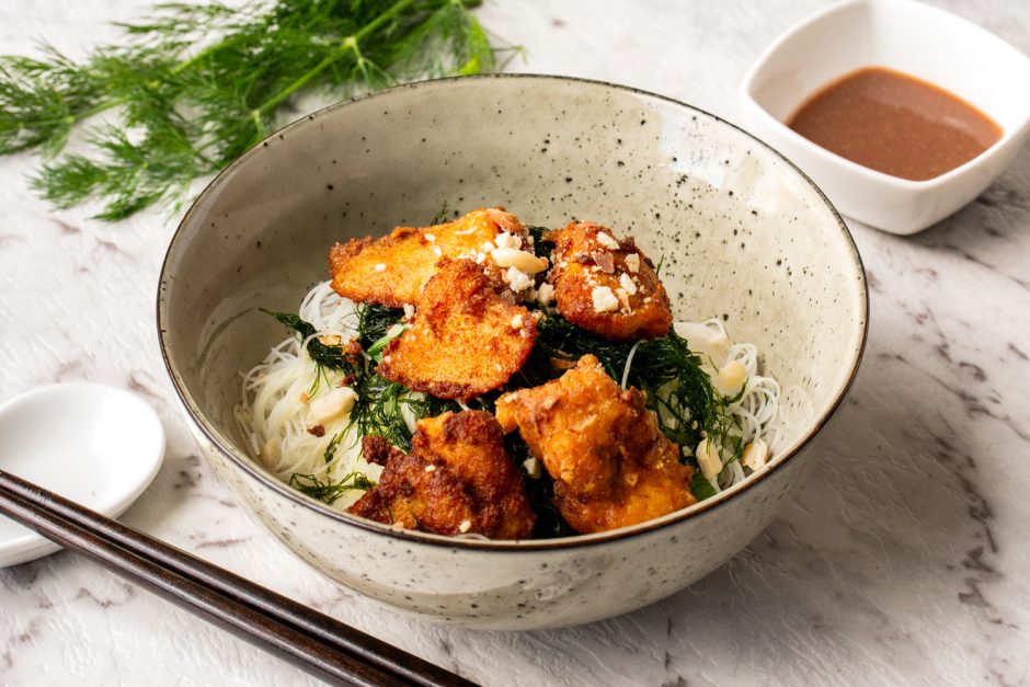 Hanoi Turmeric Fish with Dill (Cha Ca Hanoi) | Asian Inspirations