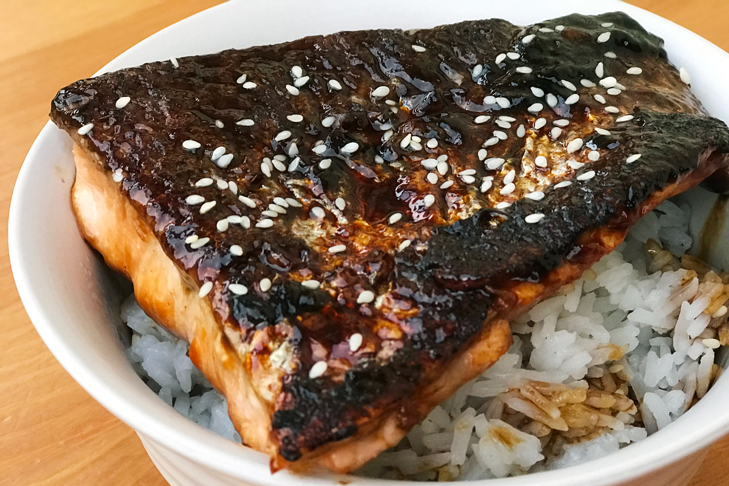 Teriyaki Salmon on Rice | Asian Inspirations