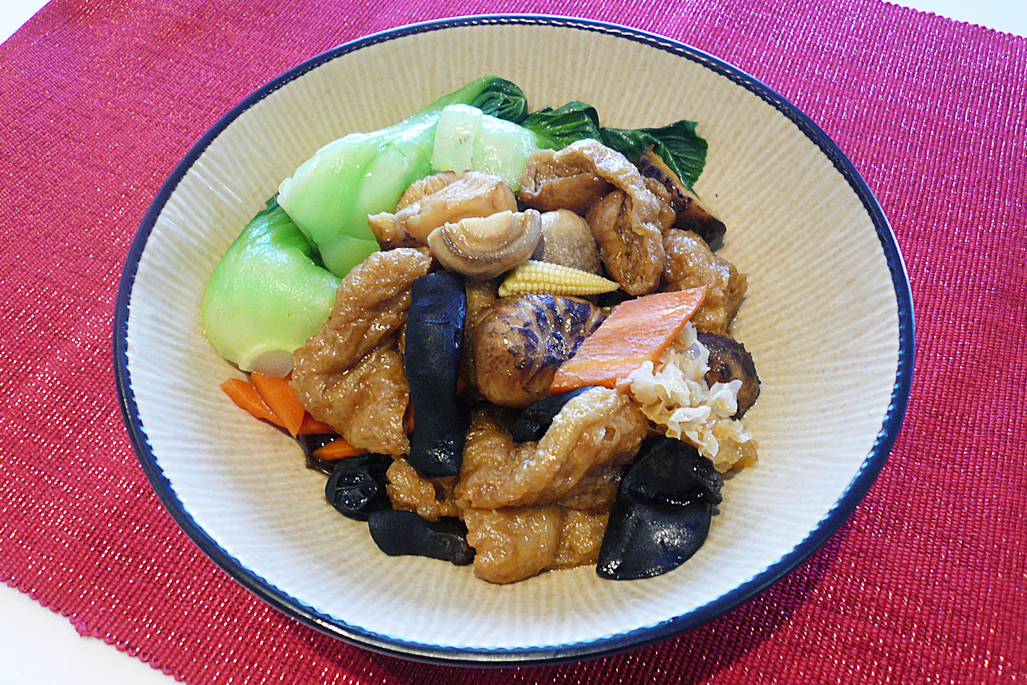 Braised Vegetables in Vegetarian Stir Fry Sauce | Asian Inspirations