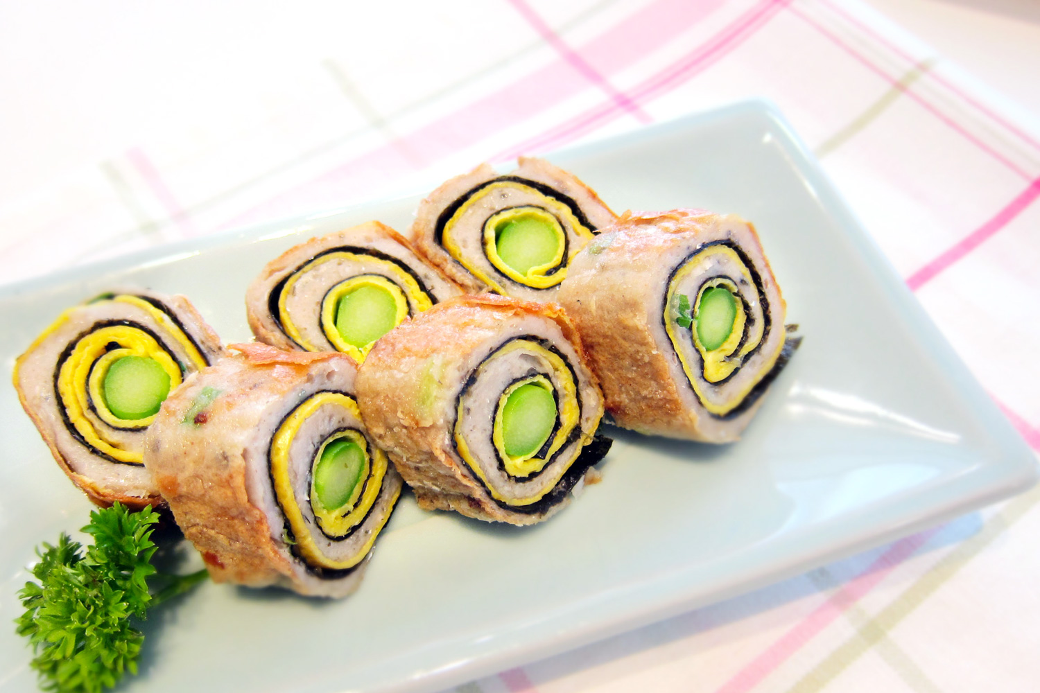 Asparagus and Fish Roll in Oyster Sauce | Asian Inspirations