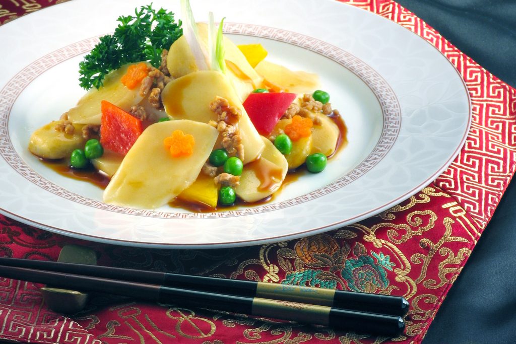 Stir Fried Rice Cakes with Chicken Marinade | Asian Inspirations