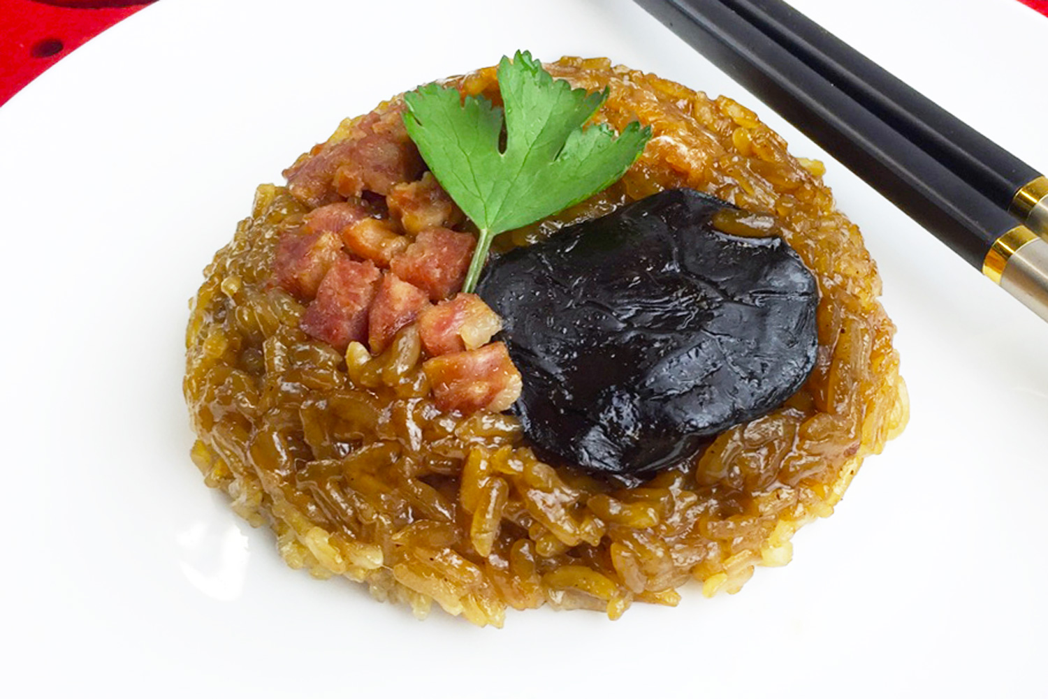Glutinous Rice with Diced Chinese Pork Sausage | Asian Inspirations