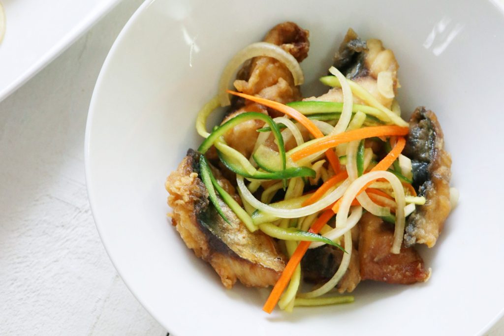 Japanese Marinated Fried Fish (Nanbanzuke) | Asian Inspirations