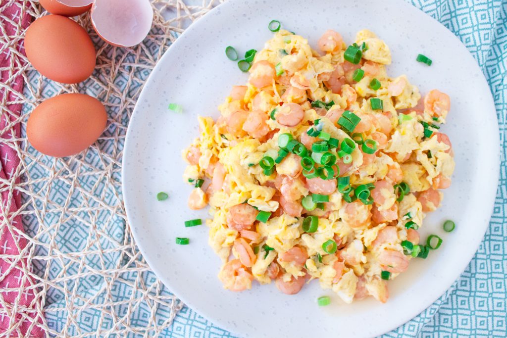 Cantonese Style Stir-Fried Shrimp and Eggs | Asian Inspirations