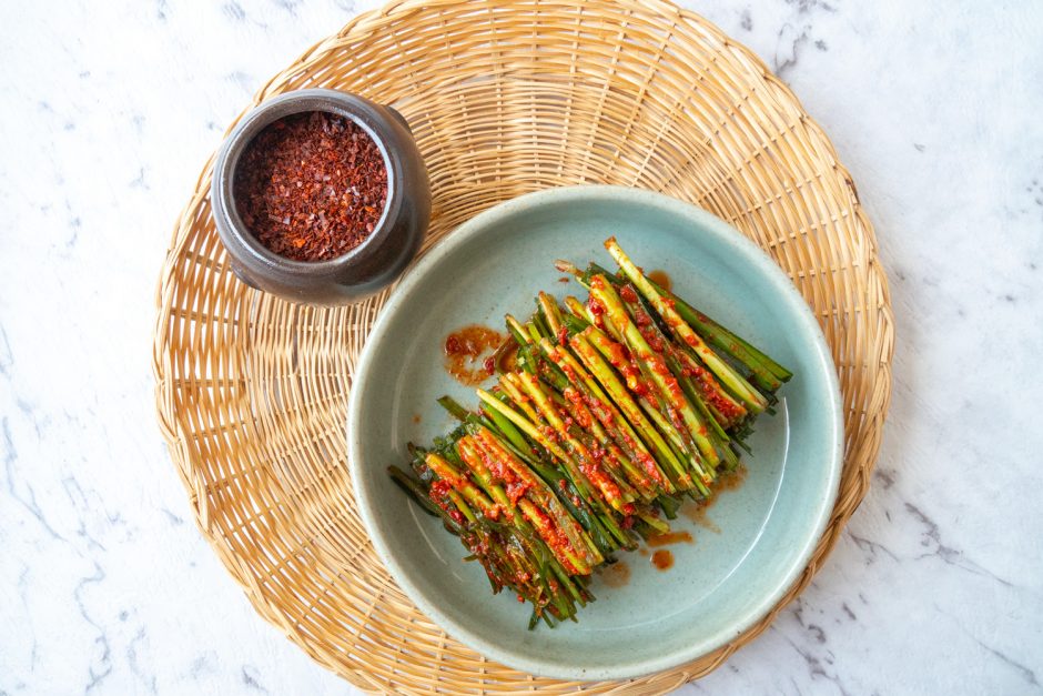 Garlic Chive Kimchi (Buchu Kimchi) | Asian Inspirations