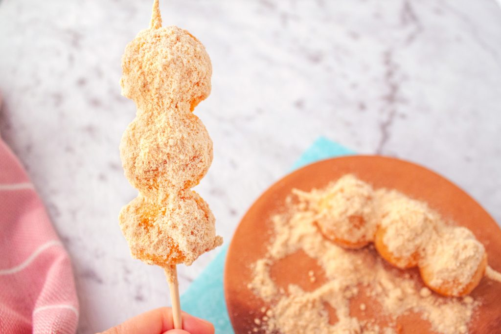 Japanese Dumplings with Sweet Soy Flour (Kinako Dango) | Asian Inspirations