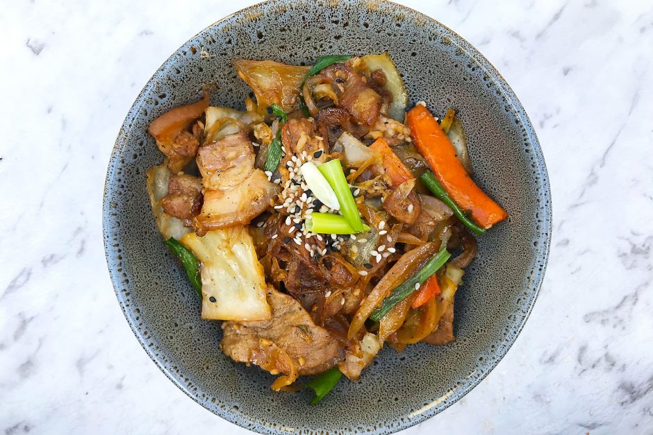 Korean Stir Fried Soy Pork | Asian Inspirations