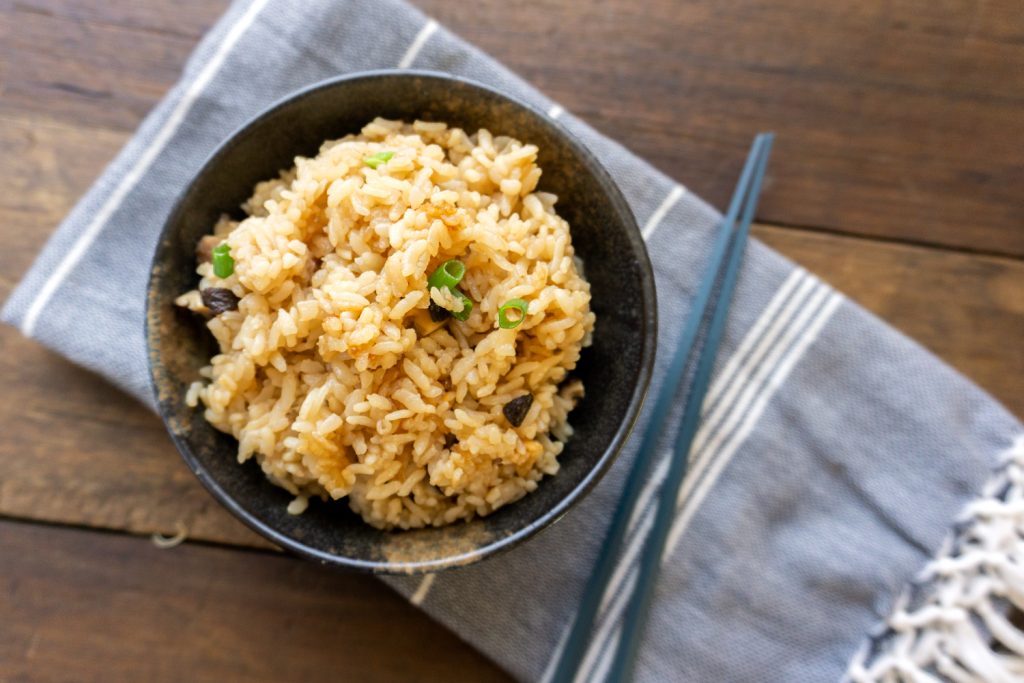 Rice Cooker Mushroom Rice (Shiitake Gohan) | Asian Inspirations