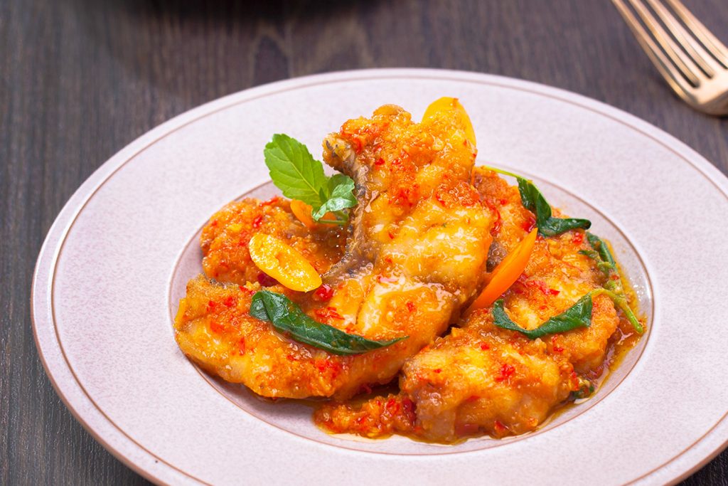 Thai Spicy Basil Fish (Pla Pad Kaprow) | Asian Inspirations