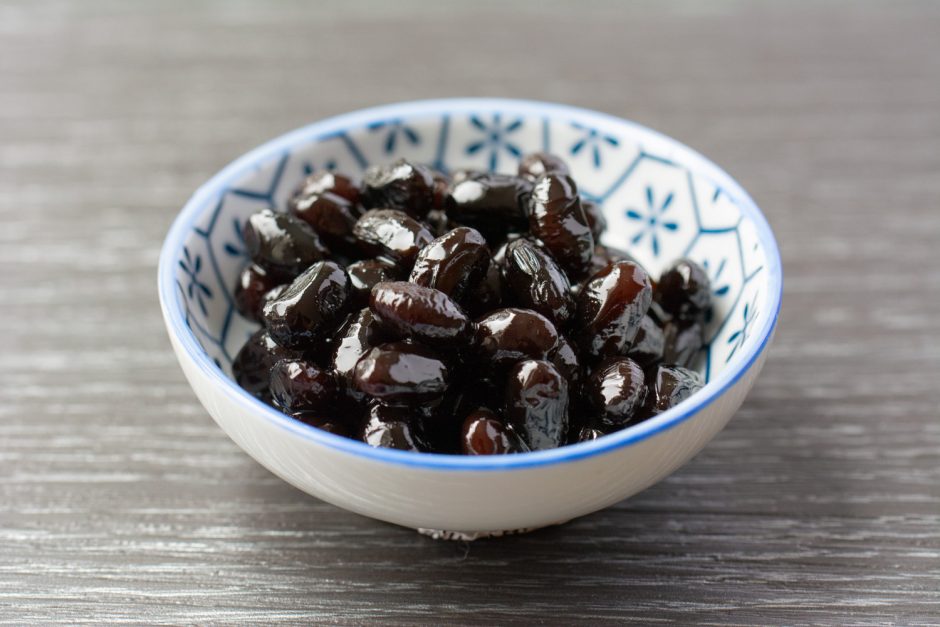 Sweetened Black Beans (Kuromame) | Asian Inspirations