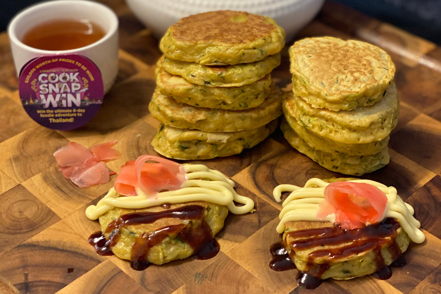 Mini Japanese Pancakes (Okonomiyaki) | Asian Inspirations
