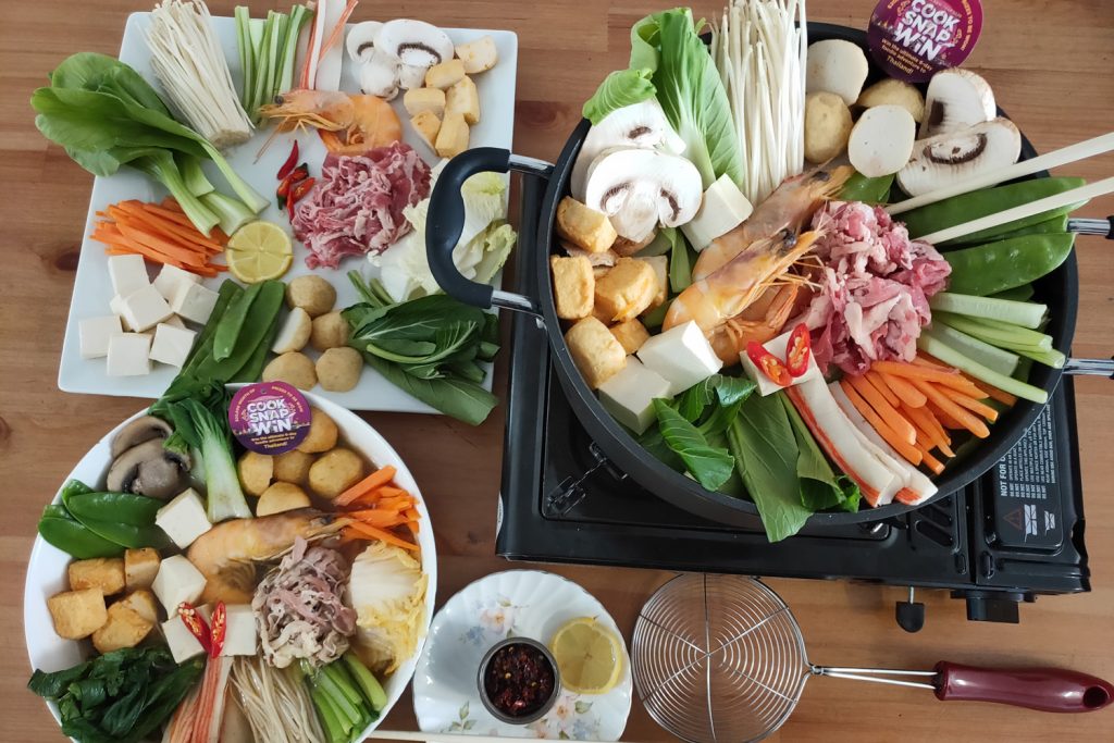 Hot Pot (Beef Stock with Tom Yum Paste) | Asian Inspirations