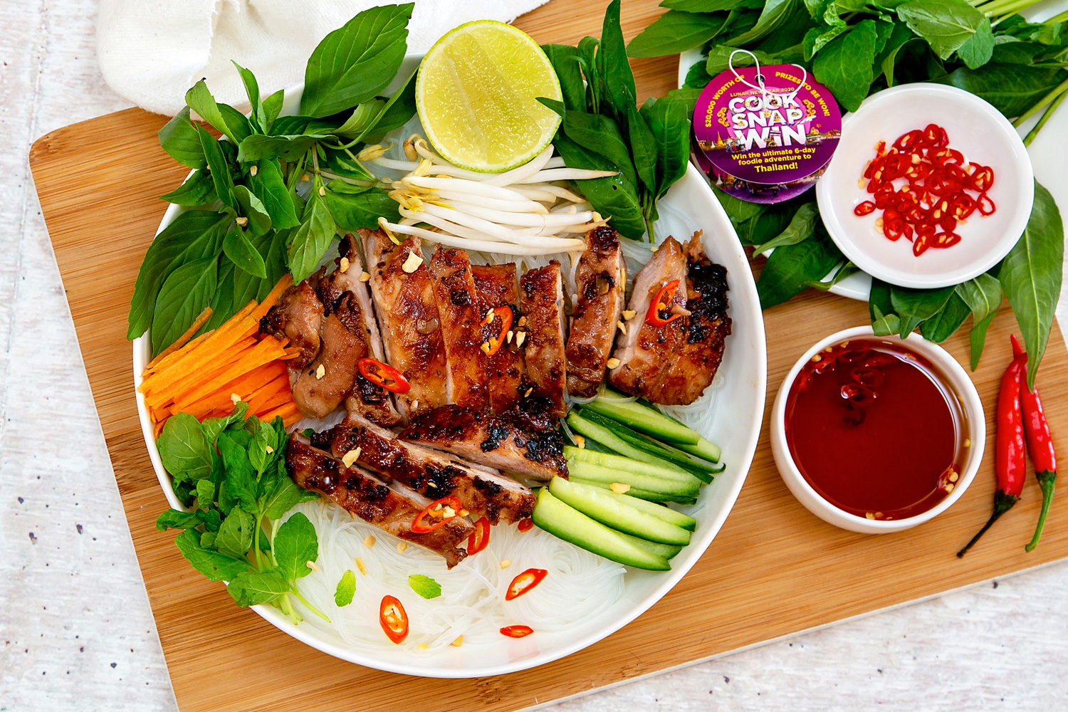 Bun Ga Thom (Vietnamese Fragrant Chicken Vermicelli) | Asian Inspirations
