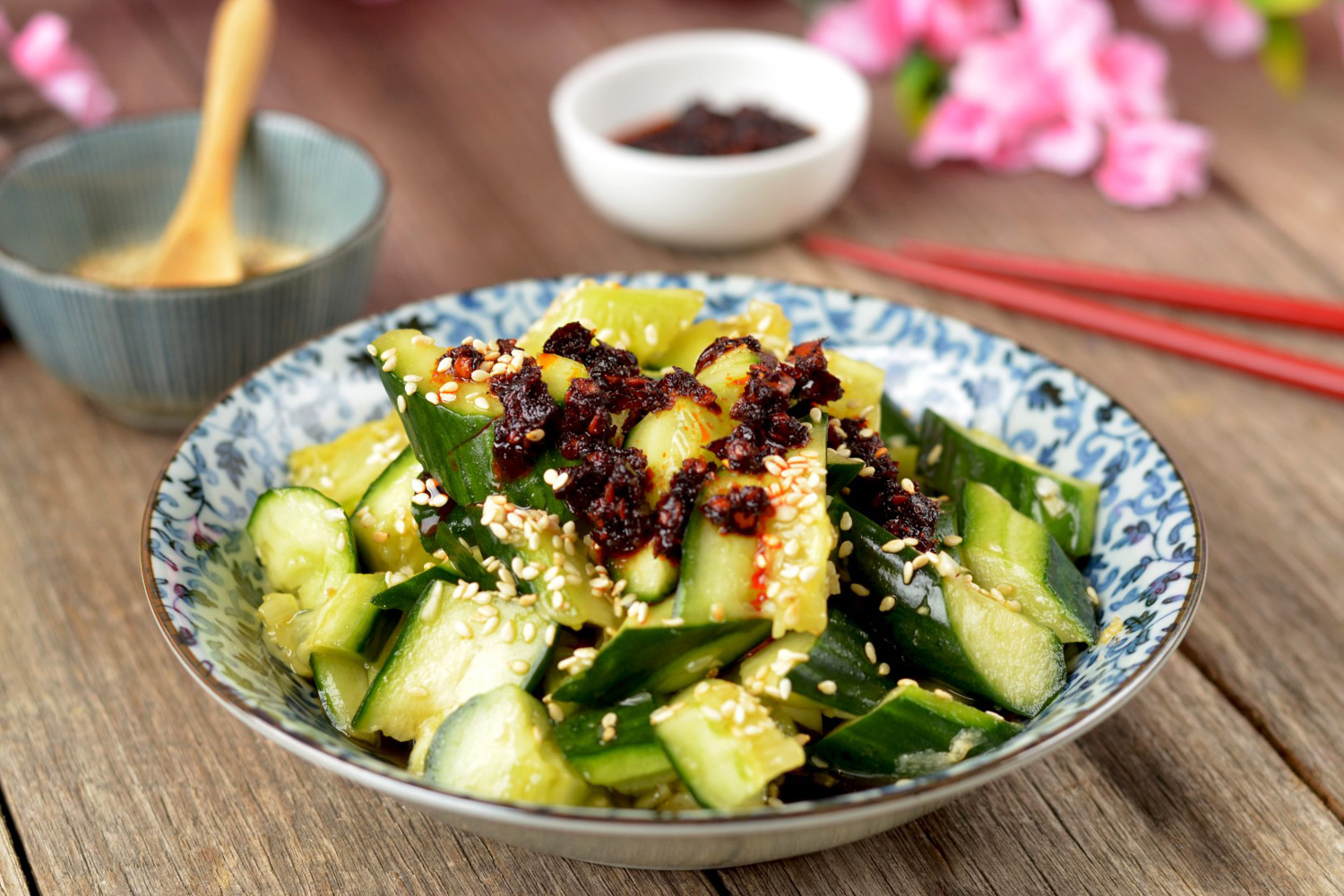 Chinese Smashed Cucumber Salad | Asian Inspirations