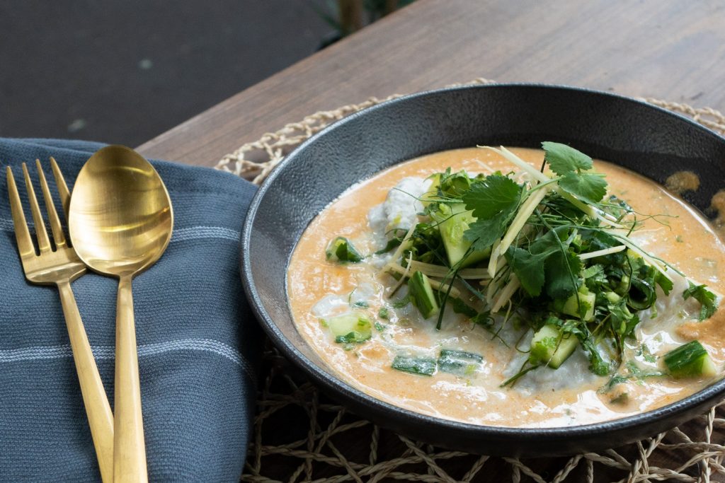 Thai Poached Fish in Red Curry | Asian Inspirations