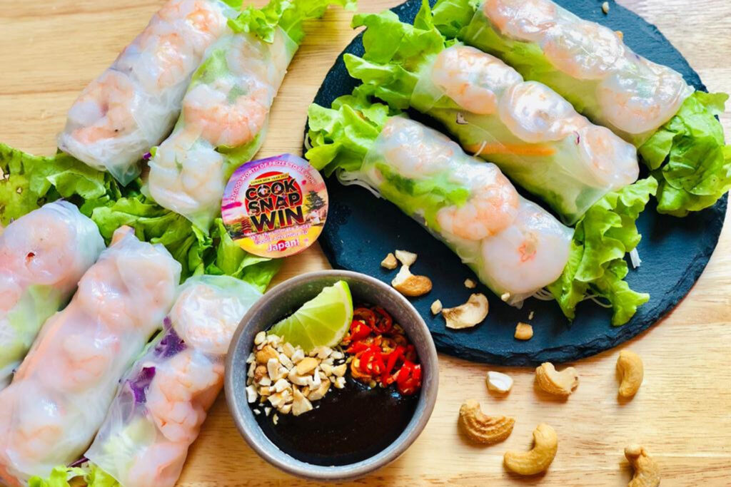 Prawn Rice Paper Roll | Asian Inspirations