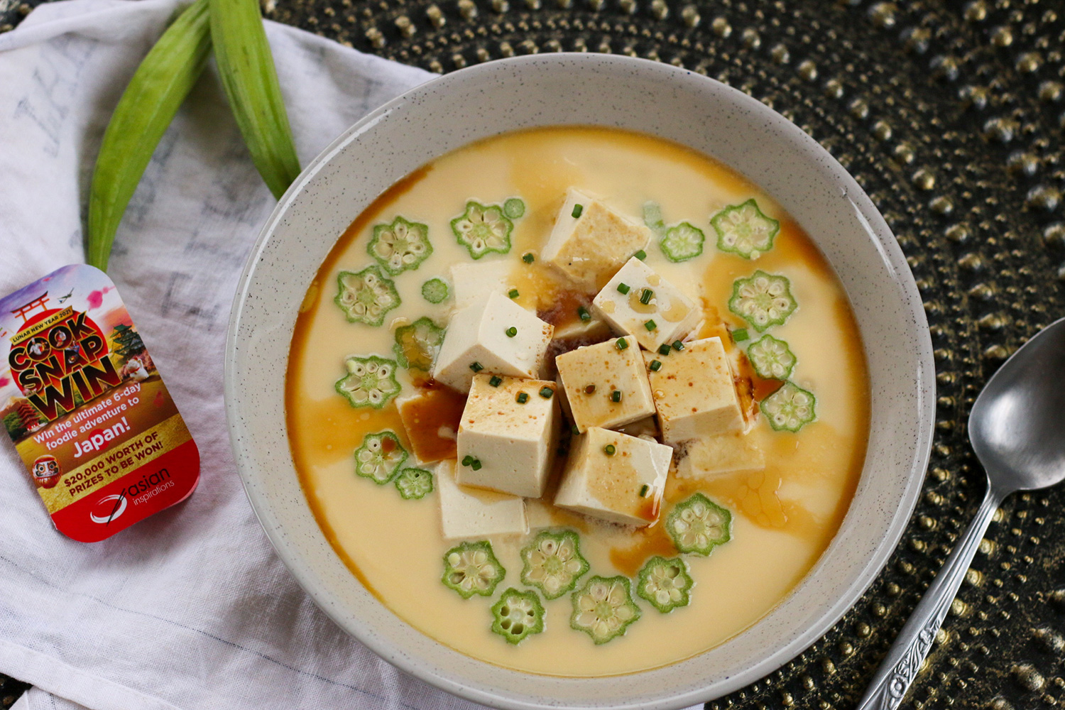 Steamed Tofu Egg Pudding | Asian Inspirations
