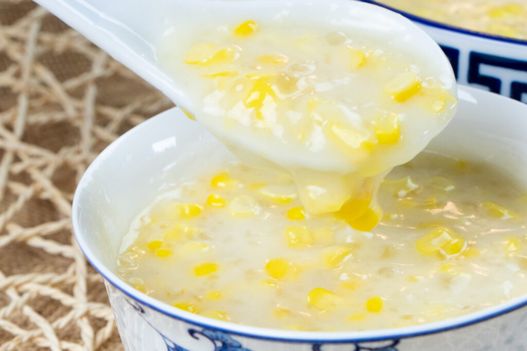 Nam Van Sal Lee (Laos Corn Sago Dessert Soup) | Asian Inspirations