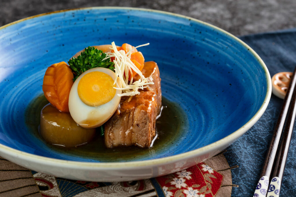Japanese Style Simmered Pork Belly (Buta no Kakuni) | Asian Inspirations