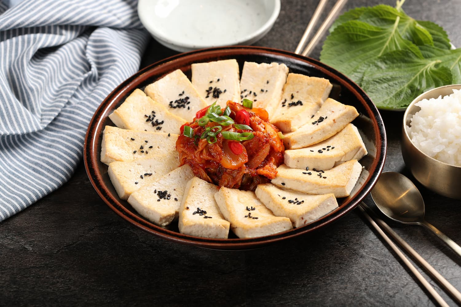 Tofu With Pork Belly & Kimchi (Dubu Kimchi) | Asian Inspirations