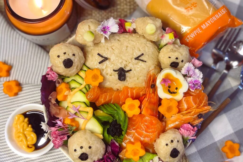 Bento Inspired Seafood Bowl | Asian Inspirations