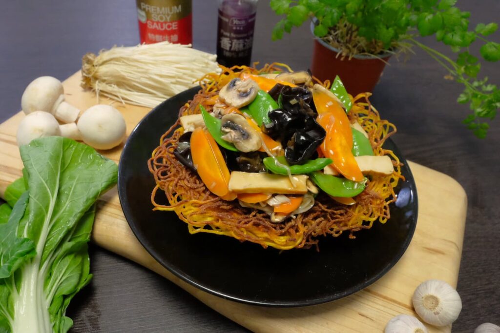 Bird Nest Noodles | Asian Inspirations