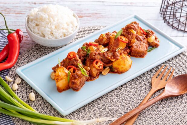 Stir Fry Pork Ribs with Massaman Curry | Asian Inspirations