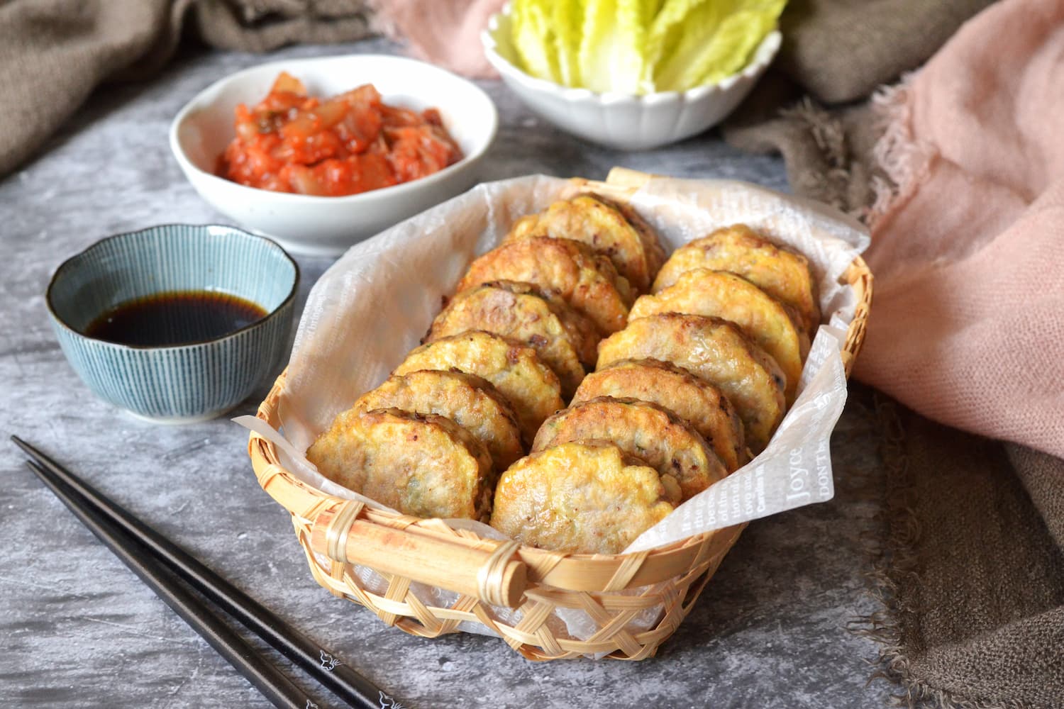 Meat and Tofu Patties (Wanja Jeon) | Asian Inspirations