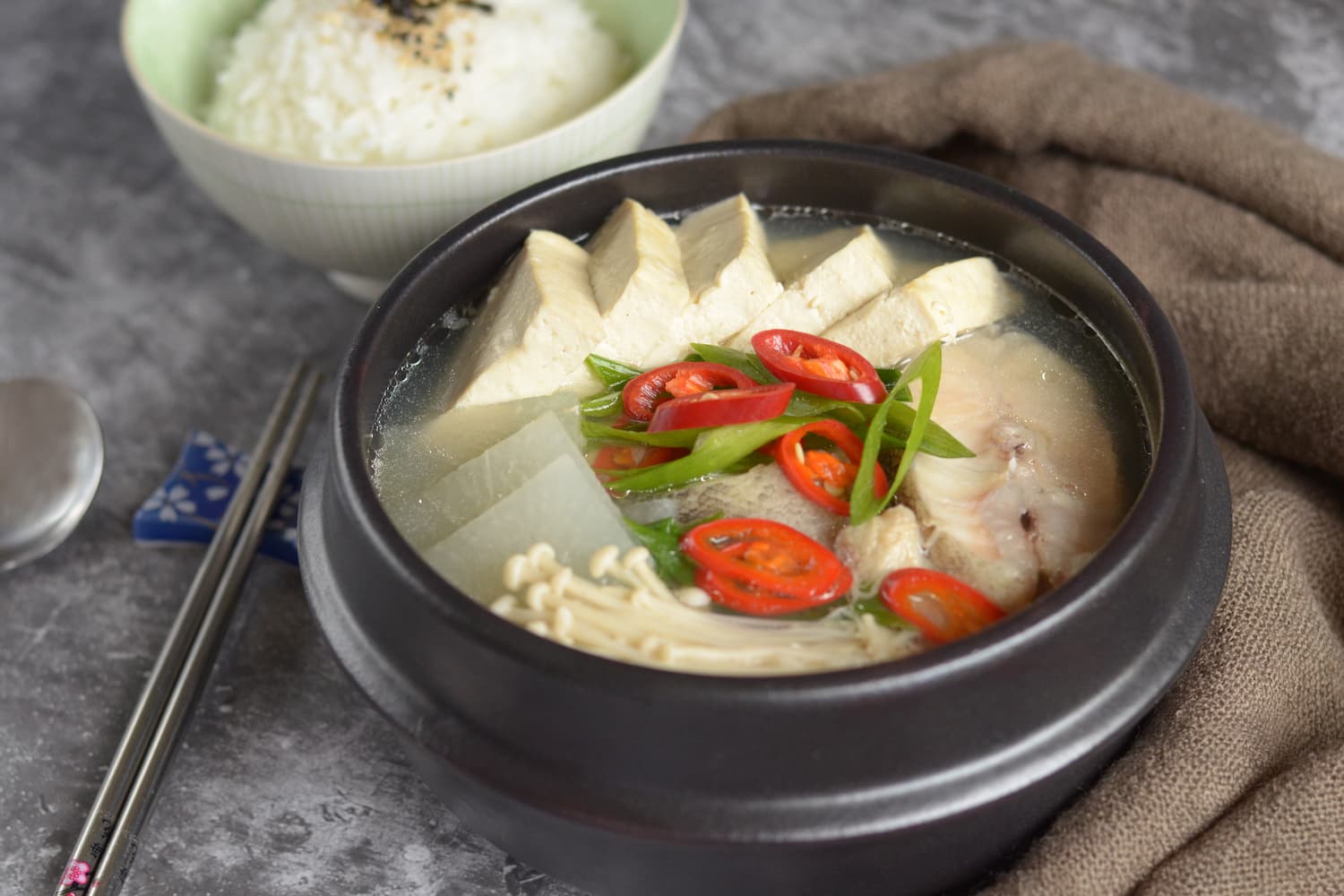 Mild Cod Stew (Daegu Jiri) | Asian Inspirations