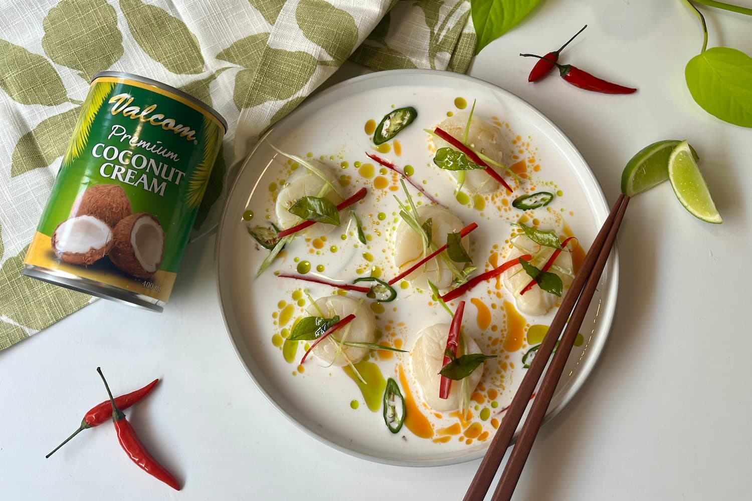 Thai Coconut Scallops | Asian Inspirations