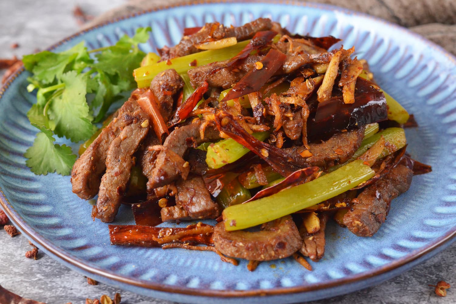 Sichuan Dry Fried Beef | Asian Inspirations