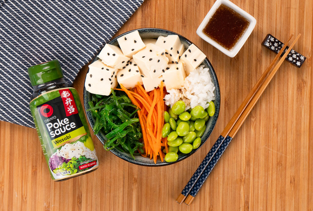 Tofu Wasabi Poke Bowl | Asian Inspirations