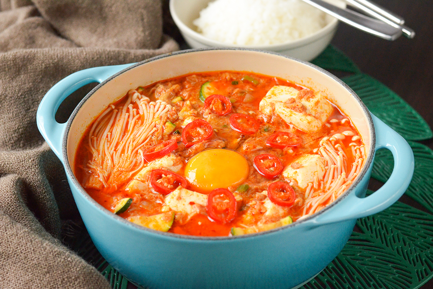 Tuna Sundubu Jjigae | Asian Inspirations