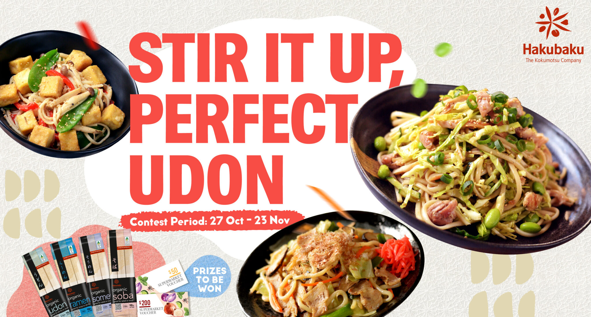 Hakubaku - Stir it up, Perfect Udon Contest | Asian Inspirations