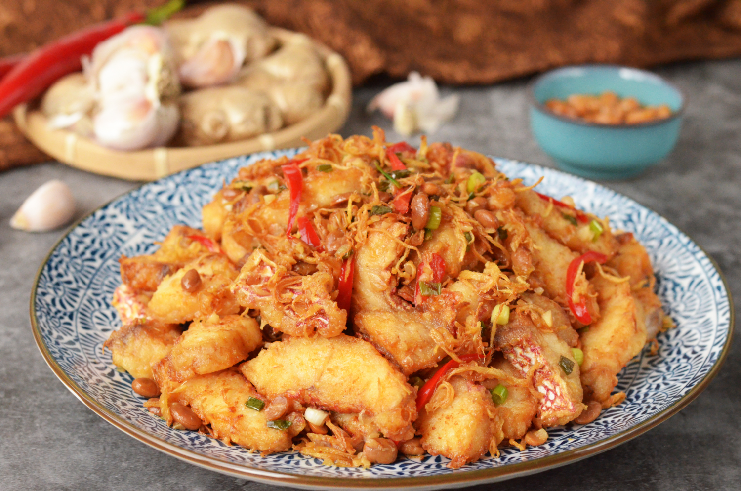 Cambodian Fried Fish with Ginger | Asian Inspirations